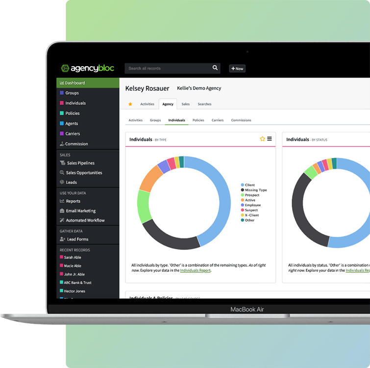 Insurance Agency Management Platform for Life & Health | AgencyBloc